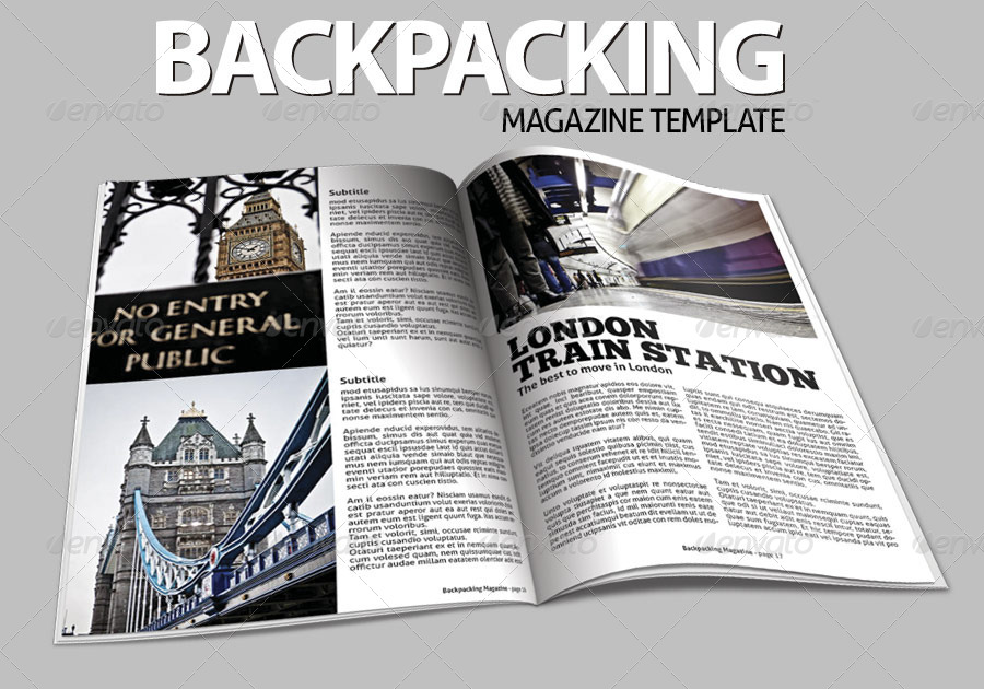Travel Print Magazines Bundle, Print Templates | GraphicRiver