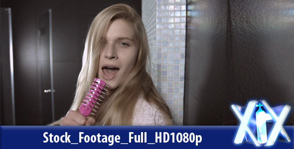 Bathroom Singer, Stock Footage | VideoHive