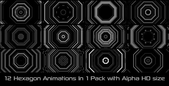 Hexagon Elements Pack 01, Motion Graphics | VideoHive