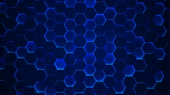 New Hexagon Animated Background, Motion Graphics | VideoHive
