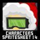 Characters Spritesheet 14, Game Assets | GraphicRiver