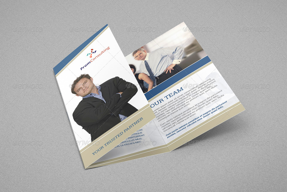 A4 Trifold & Flyer Template - All photos included, Print Templates