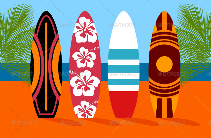 24 Surf Vector Designs , Vectors | GraphicRiver