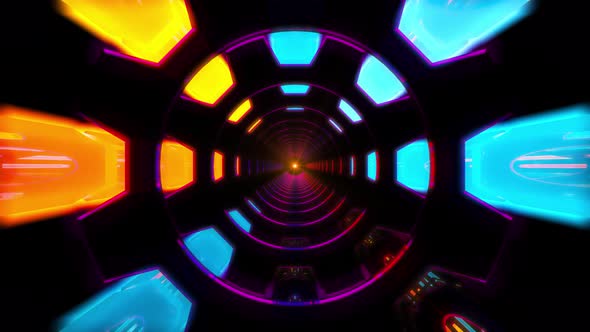 4 K Neon Blocks, Motion Graphics | VideoHive