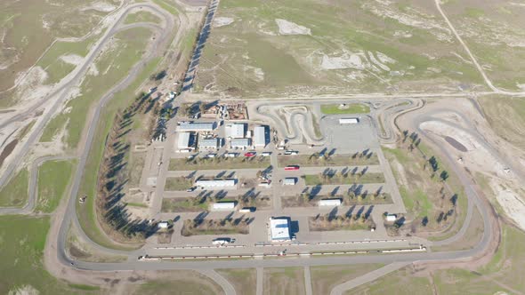 Sport Race Track at Buttonwillow Raceway Park California, Stock Footage