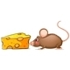 Mouse and Cheese, Vectors | GraphicRiver