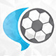 Football Chat Logo Template, Logo Templates | GraphicRiver