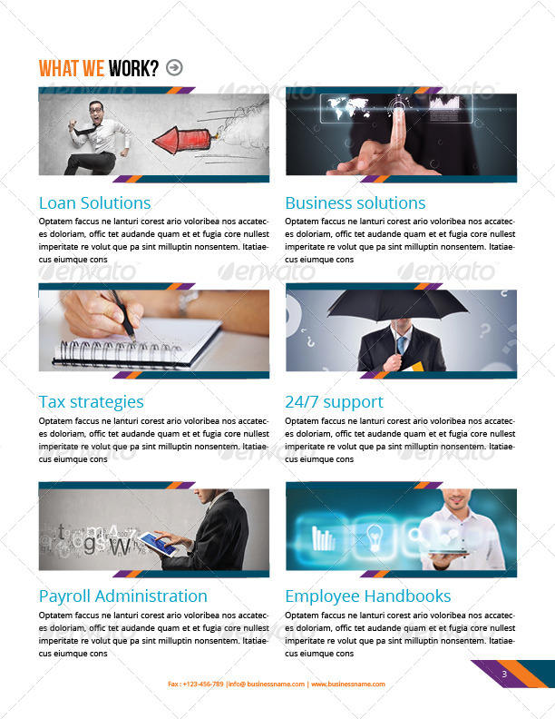 Abstract - Business Brochure 10 Pages, Print Templates | GraphicRiver