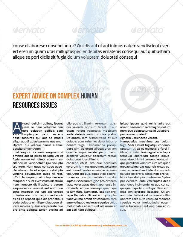 Abstract - Business Brochure 10 Pages, Print Templates | GraphicRiver