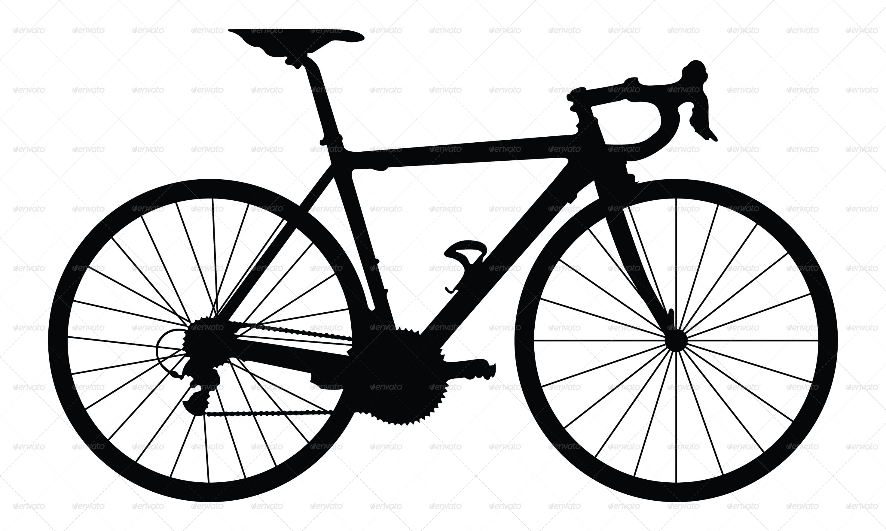 Bicycle Silhouettes, Vectors | GraphicRiver