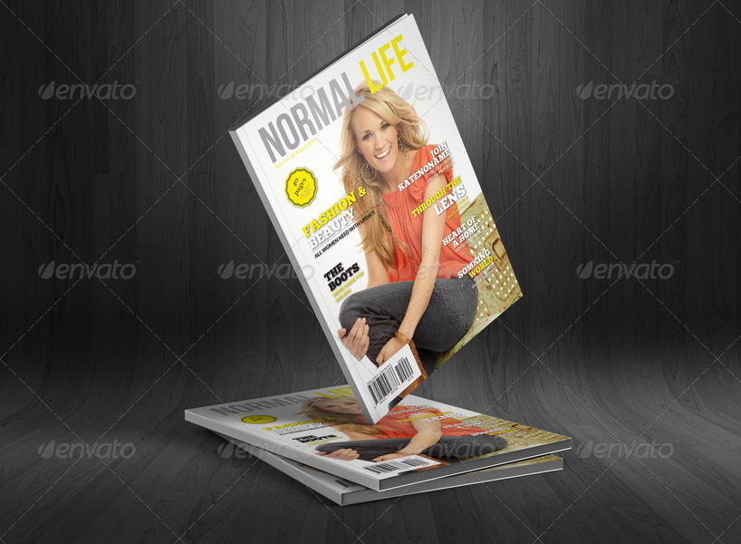 Normal Life Magazine Template - 40 Pages, Print Templates | GraphicRiver