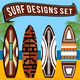 16 Surf Vector Designs Vol.2 , Vectors | GraphicRiver