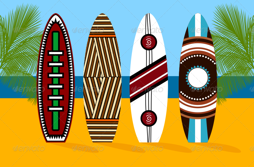16 Surf Vector Designs Vol.2 , Vectors | GraphicRiver