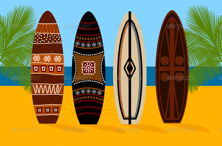 16 Surf Vector Designs Vol.2 , Vectors | GraphicRiver