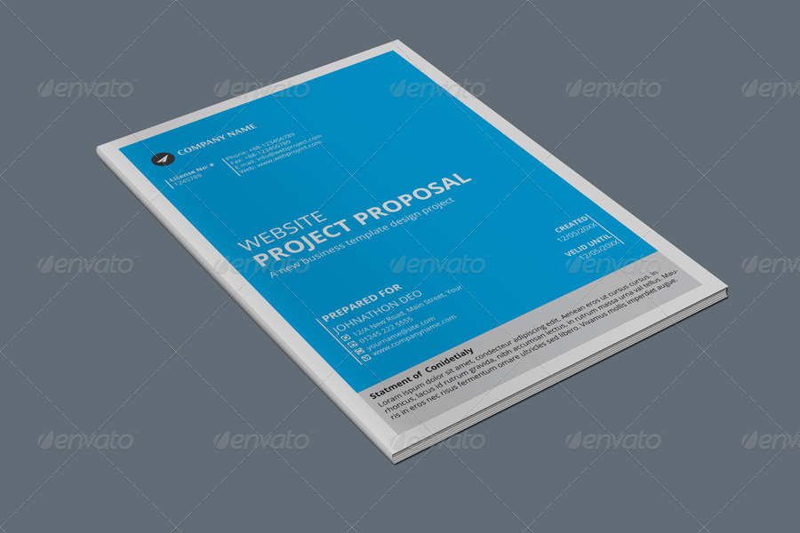 Website Project Proposal-3, Print Templates | GraphicRiver