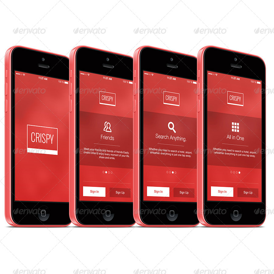 Bundle - 2 Mobile Apps Ui + 1 Tablet App Ui, Web Elements | GraphicRiver