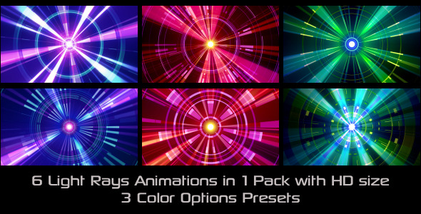 Light Rays Pack 01, Motion Graphics | VideoHive