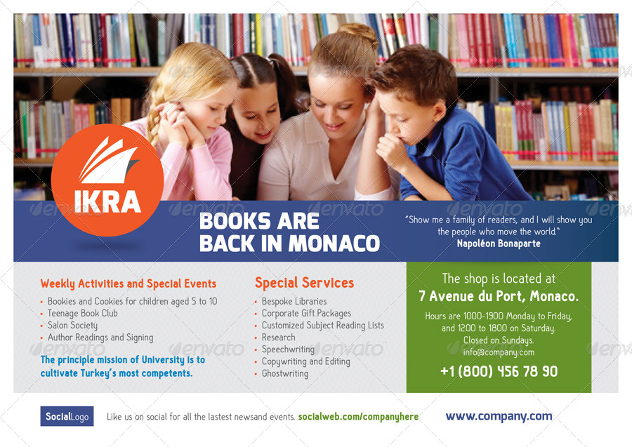 School Book Flyer Templates, Print Templates | GraphicRiver