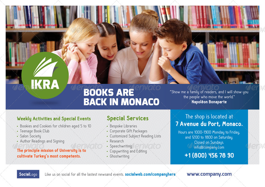 School Book Flyer Templates, Print Templates | GraphicRiver