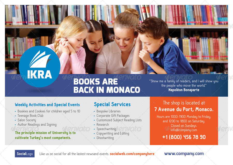 School Book Flyer Templates, Print Templates | GraphicRiver