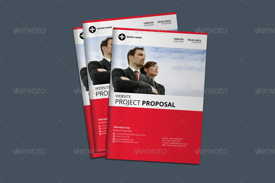 Website Project Proposal-4, Print Templates | GraphicRiver