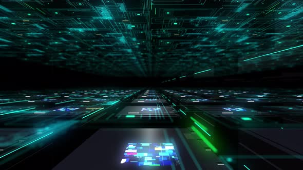 4K Programming code abstract technology background. (Loopable), Motion ...