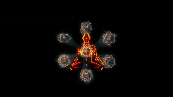 Chakra Point Symbols, Motion Graphics | VideoHive