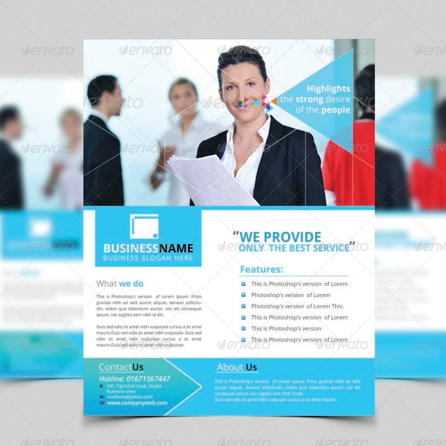 Corporate Multipurpose Business Flyer vol.04, Print Templates ...