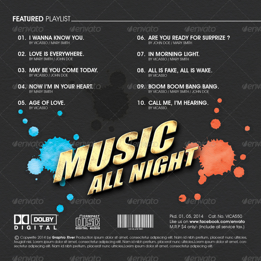My Cd Template Vol.2, Print Templates | GraphicRiver