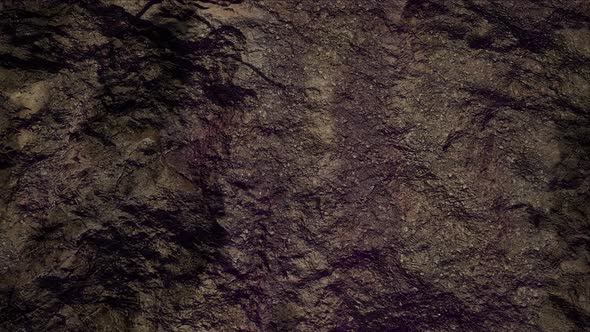 Dark Rocky Mountain Ground Surface 4K, Motion Graphics | VideoHive