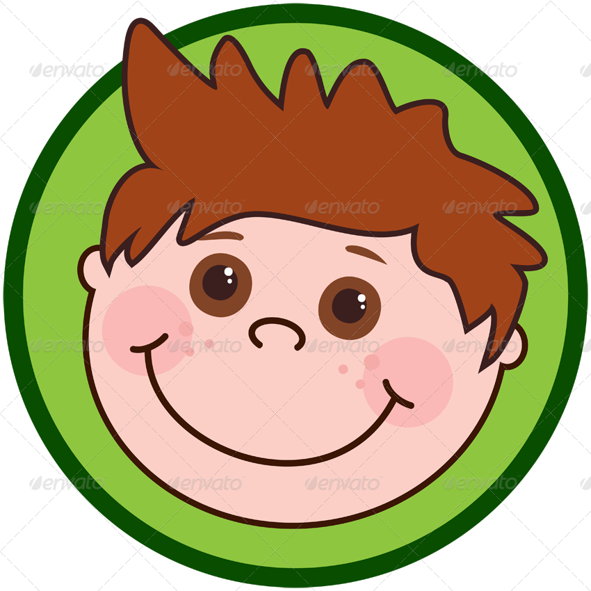 24 Kids Flat Icons , Icons | GraphicRiver