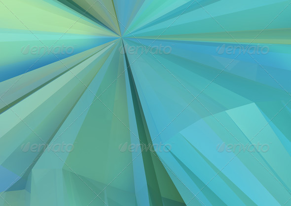 Huge Low Poly Blue and Green Reflective Background, Graphics | GraphicRiver