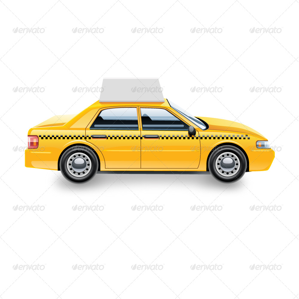 Taxi Design Elements, Icons | GraphicRiver