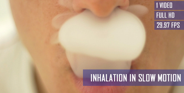 Cigarette Smoke Inhalation, Stock Footage | VideoHive