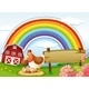 Farm with Rainbow, Vectors | GraphicRiver