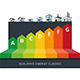 Building Energy Efficiency Classes Label, Vectors | GraphicRiver