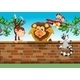 Animals Playing in a Gated Backyard, Vectors | GraphicRiver