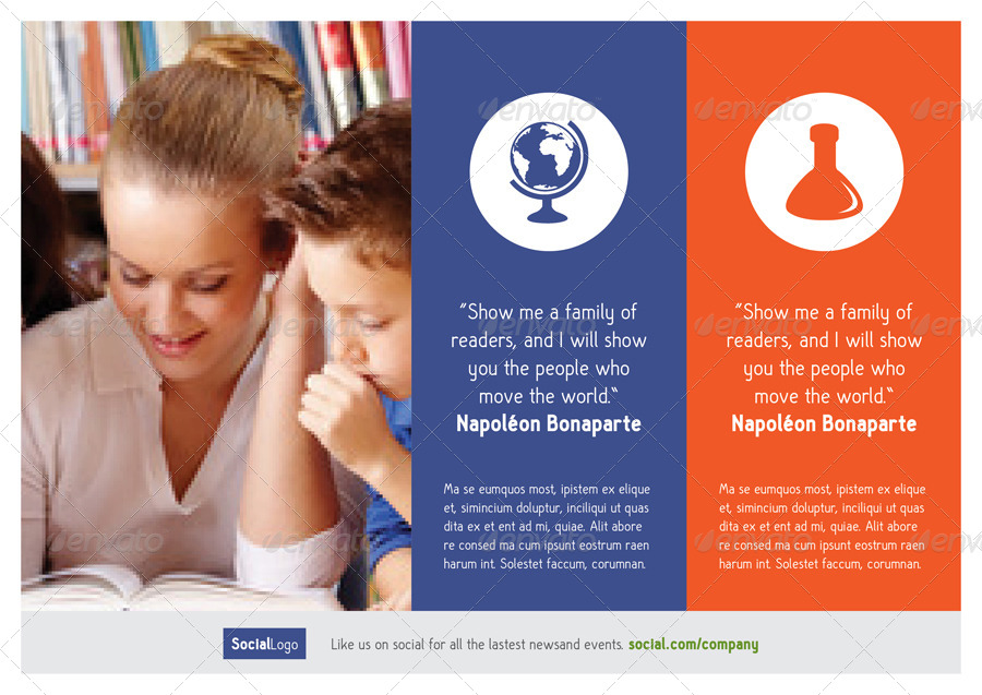 School Book Brochure Templates, Print Templates | GraphicRiver