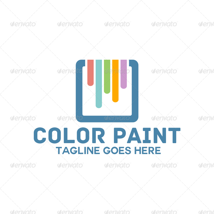 Color Paint Logo Template, Logo Templates | GraphicRiver