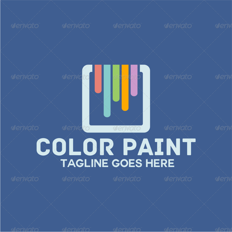 Color Paint Logo Template, Logo Templates | GraphicRiver