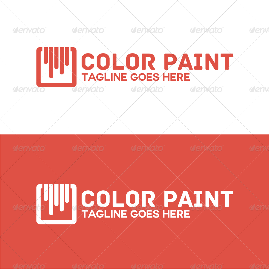 Color Paint Logo Template, Logo Templates | GraphicRiver