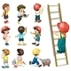 Kids Working, Vectors | GraphicRiver
