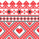 Traditional Folk Art Knitted Red Pattern, Vectors | GraphicRiver