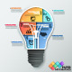 Paper Infographic Template With Light Bulb, Infographics | GraphicRiver