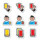 Football or Soccer Yellow and Red Card Icons Set, Vectors | GraphicRiver