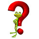 Frog with a Question Mark, Graphics | GraphicRiver