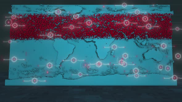 HUD UI Earth Map Scanner, Motion Graphics | VideoHive