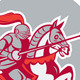 Knight Riding Horse with Lance, Vectors | GraphicRiver