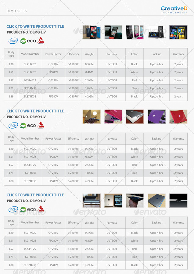Product Catalog, Print Templates | GraphicRiver