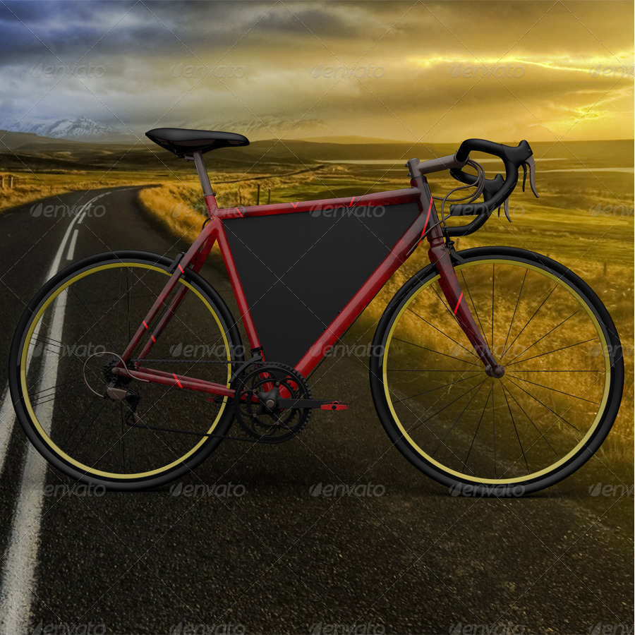 Realistic Bike Mock Up by zlatkosan1 | GraphicRiver